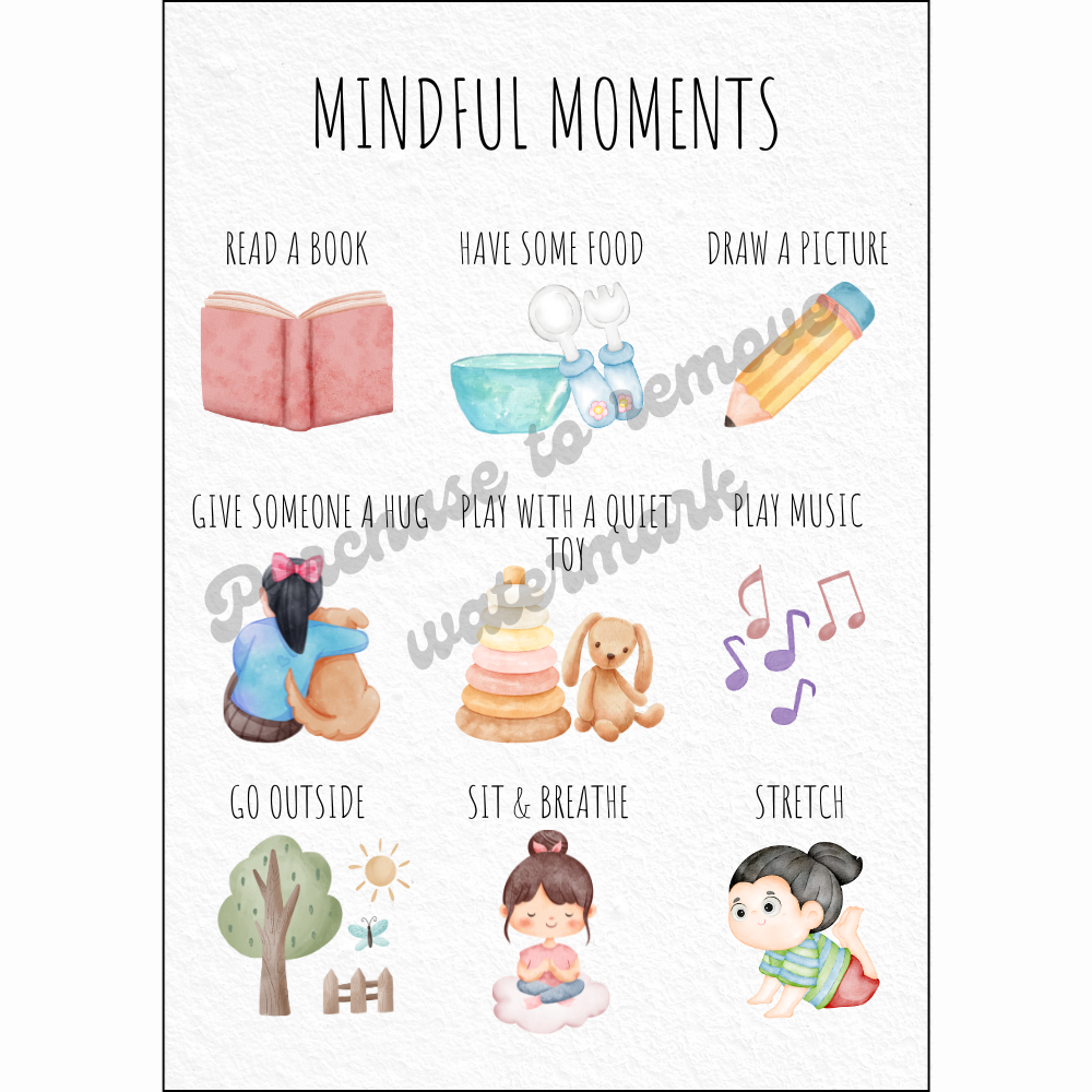 Family Rules & Mindful Moments Printables – MamaFox