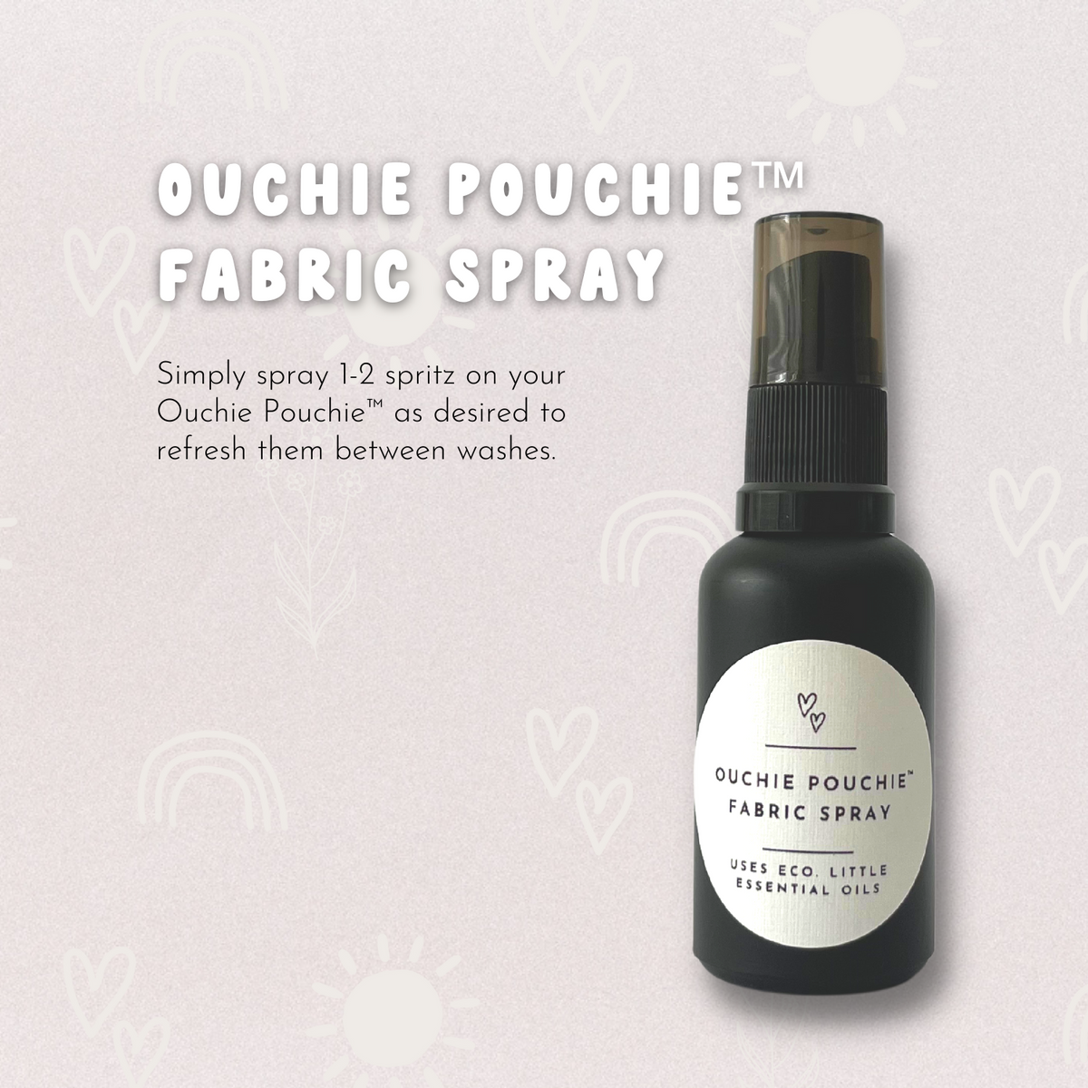 Ouchie Pouchie™ 30ml Fabric Spray – MamaFox