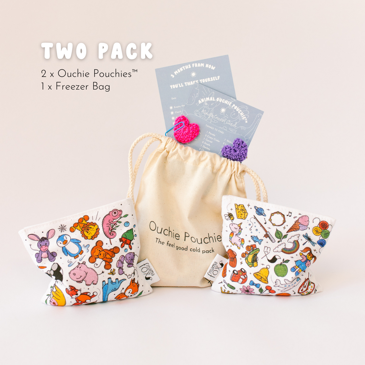 Ouchie Pouchie - The Feel good Fabric cold pack for kids – MamaFox